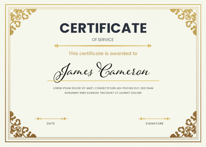 Certificate Text Samples - Online Certificate Text Samples