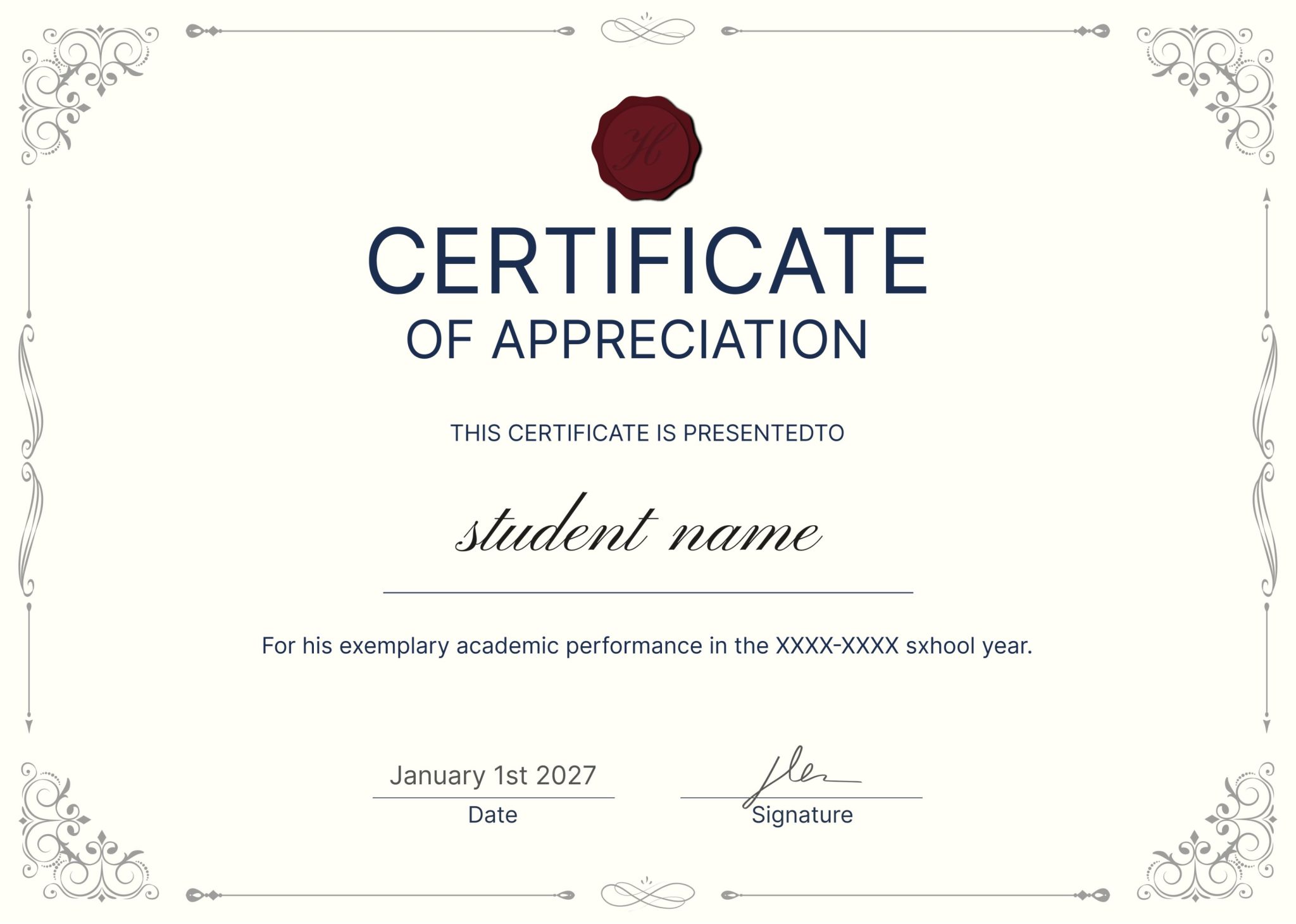 Certificate Of Appreciation Examples (+23 Free & Editable)