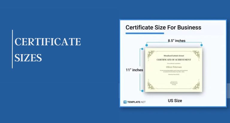 Puzzled About What Is A Standard Certificate Size? | Sertifier