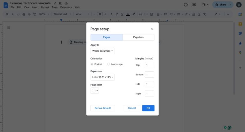 How To Make A Certificate On Google Docs | Sertifier