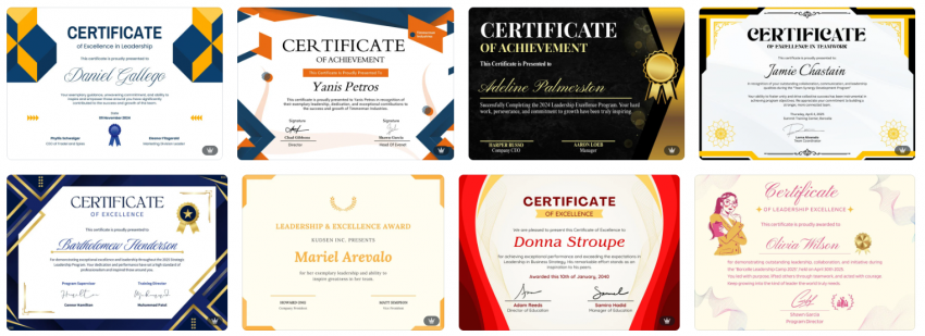 10 Ready-to-Use Certificate Templates You Can Easily Edit In Canva ...